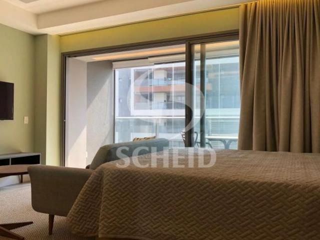 Apartamento à venda Brooklin | Mobiliado, 1 Suíte, Andar Alto, Terraço e Lazer Completo ? Habitarte