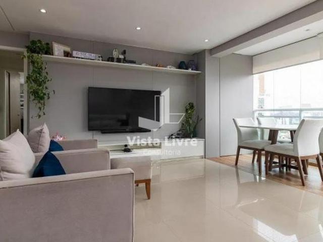 Apartamento à venda, Brooklin Paulista, São Paulo, pronto para morar com 2 quartos e 2 vagas