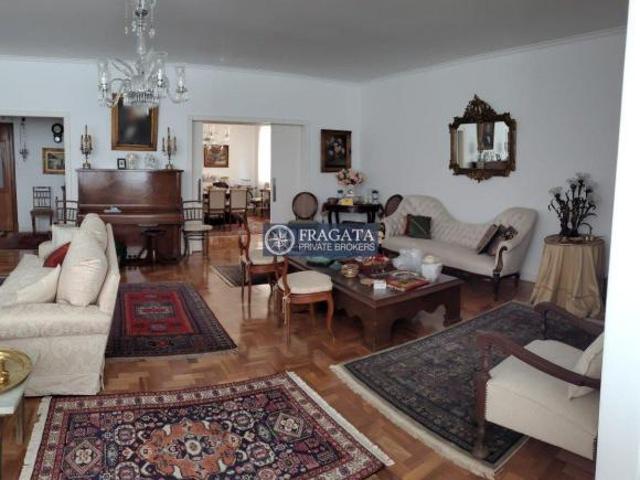 Apartamento á venda com 400m², 4 dormitórios sendo 1 suíte, 2 vagas em Higienópolis