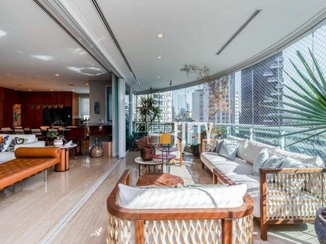 Apartamento à venda com 462m², 4 suítes, living para 4 ambientes e 7 vagas Itaim Bibi São Paulo