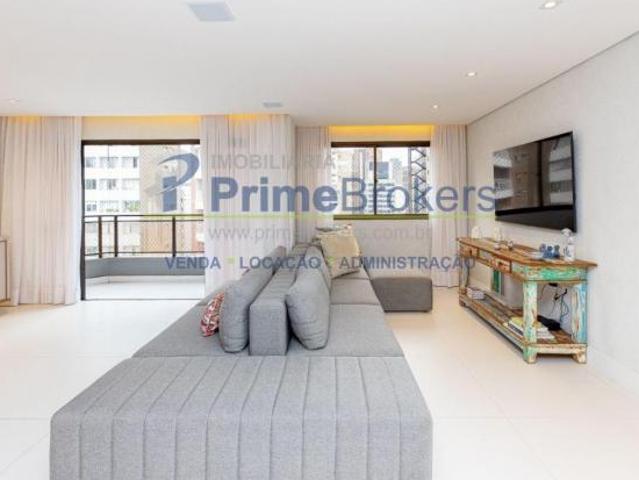Apartamento á venda com 4 quartos, sendo 3 suítes, 197m² Varanda 3 Vagas Itaim Bibi São Paul