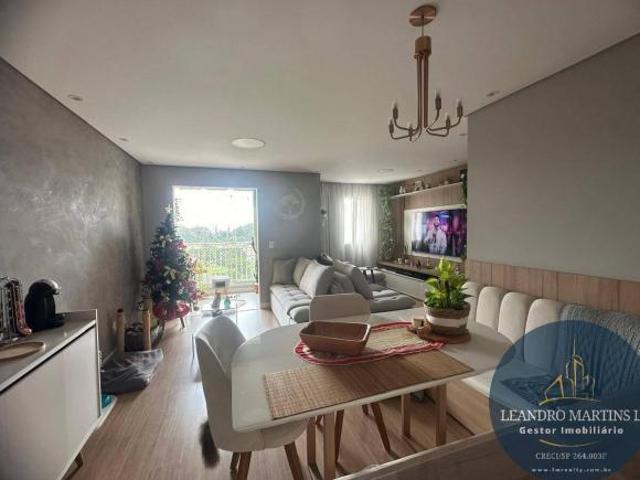 Apartamento à venda com 72 m² Campo Grande SP