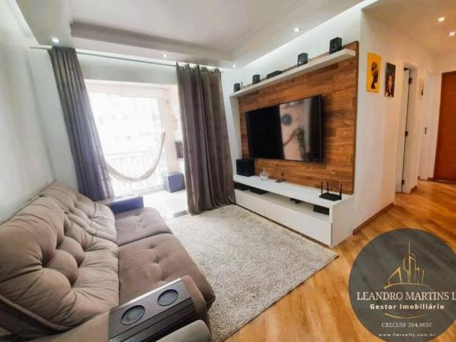 Apartamento à venda com 72 m² e 2 vagas Campo Grande SP