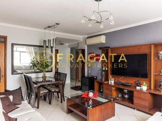 Apartamento á venda com 93m², 2 dormitórios e 1 vaga Higienópolis SP