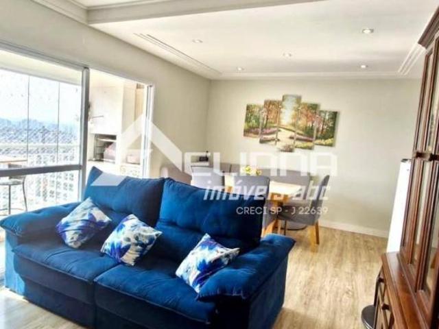 Apartamento à Venda com 96m², 3 Dormitórios com Sacada Gourmet
