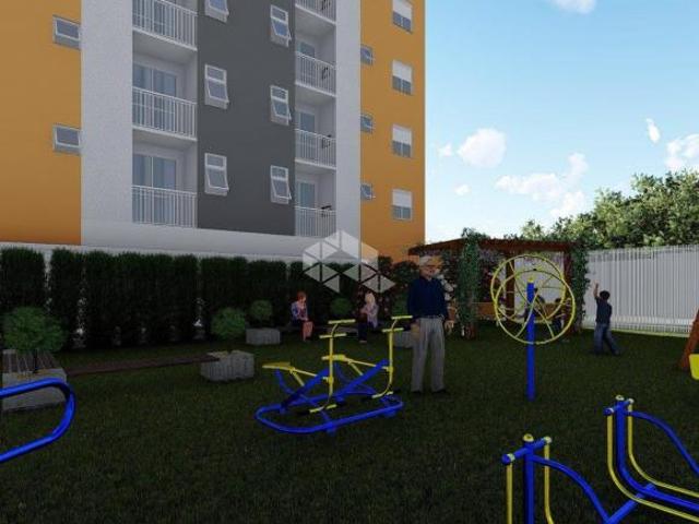 Apartamento à venda com 02 dormitórios, vaga de garagem, sacada e churrasqueira no bairro Camobi em