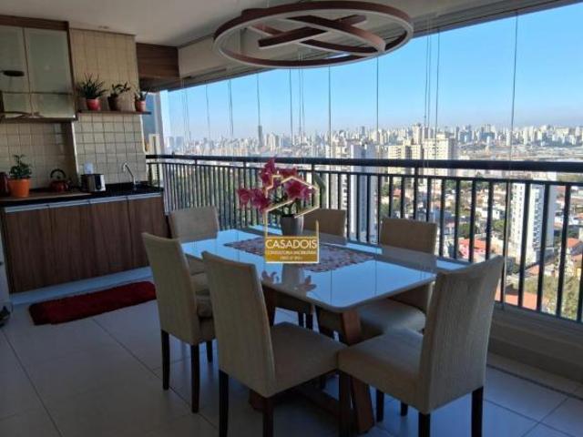 Apartamento à venda com 110m², 3 quartos e 2 vagas no Cambuci SP, próximo ao H