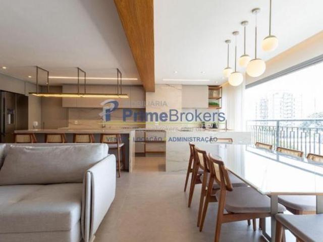 Apartamento á venda com 153m² 3 suítes Varanda Vagas Moema Pássaros