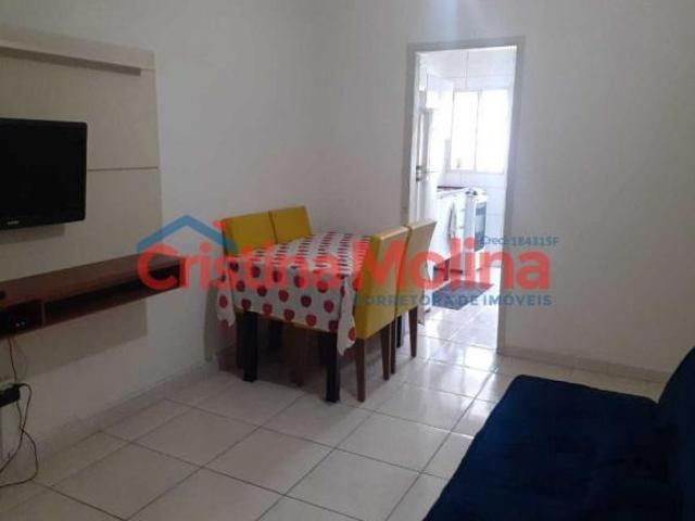 Apartamento à venda com 1 dormitório, Ocian Praia Grande/SP