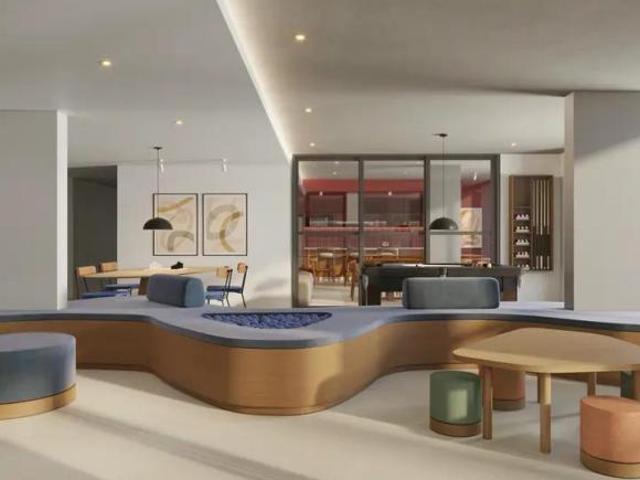 Apartamento á venda com 1 quartos com sacada e churrasqueira no Capão Raso
