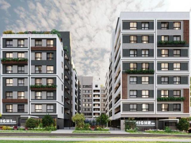 Apartamento á venda com 1 quartos com sacada e churrasqueira no Novo Mundo Curitiba