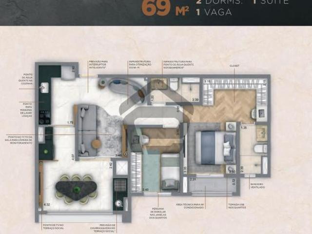 Apartamento à Venda com 2 Dormitórios na Saúde