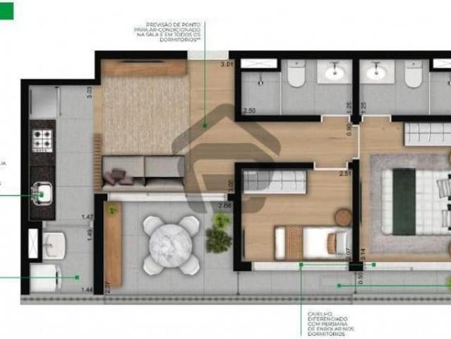 Apartamento à Venda com 2 Dormitórios na Vila Mariana