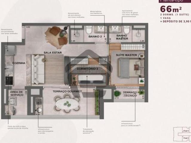 Apartamento à Venda com 2 Dormitórios na Vila Mariana