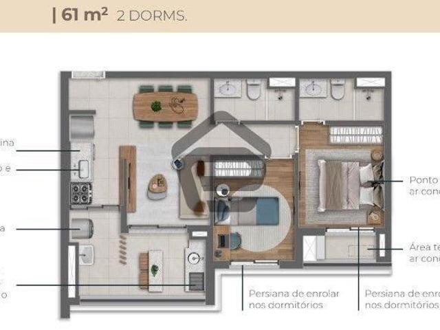 Apartamento à Venda com 2 Dormitórios no Alto da Boa Vista