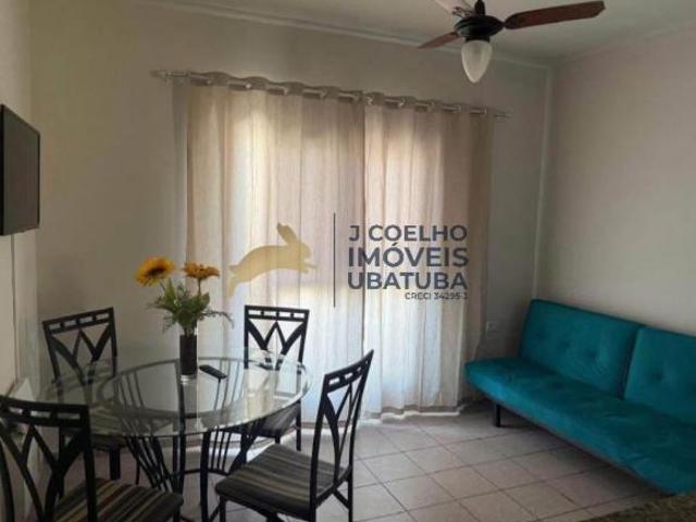 Apartamento à venda com 2 dormitórios e varanda na Praia do Itaguá Ubatuba SP