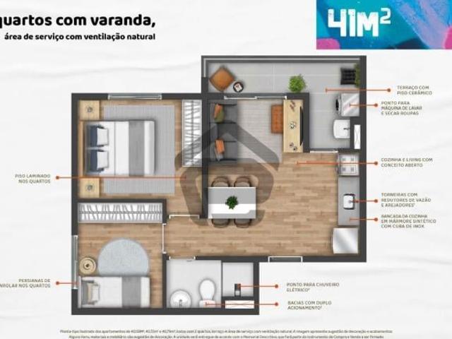 Apartamento à Venda com 2 Dormitórios em Santo Amaro