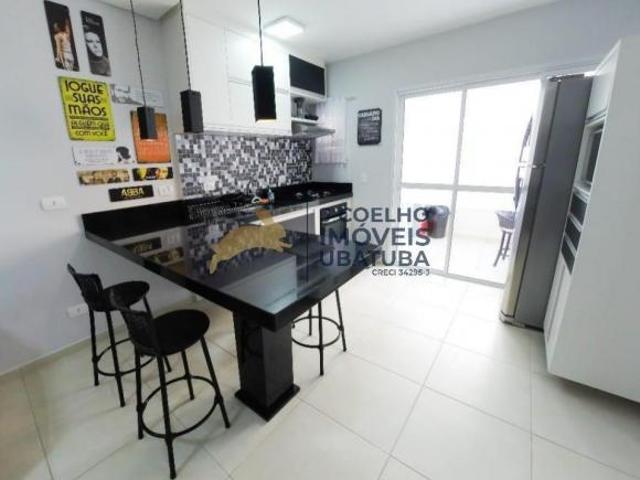 Apartamento a venda com 2 dormitórios, sendo uma suíte Praia Perequê Açu Ubatuba SP Excelente