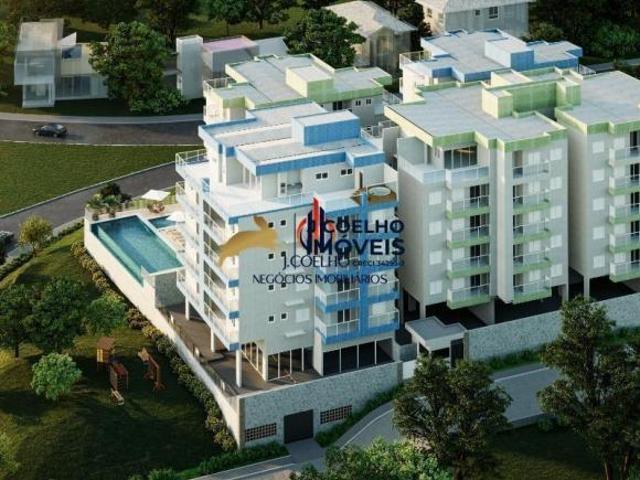 Apartamento à venda, com 2 dormitórios sendo 1 suíte com VISTA MAR, em construção, Praia Grande, Uba