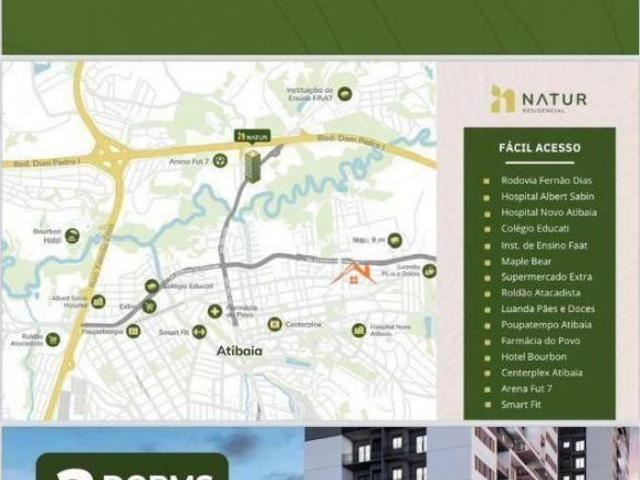 Apartamento à venda com 2 dormitórios, 50 m² por R$ 389.000 Atibaia Atibaia/SP