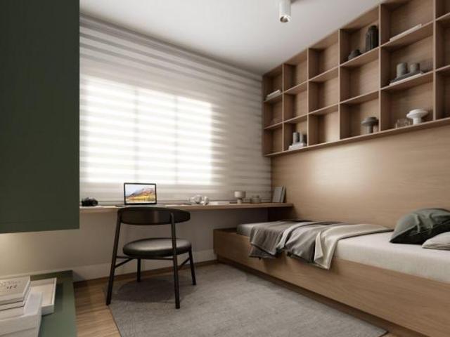 Apartamento á venda com 2 quartos com sacada e churrasqueira no Centro Curitiba