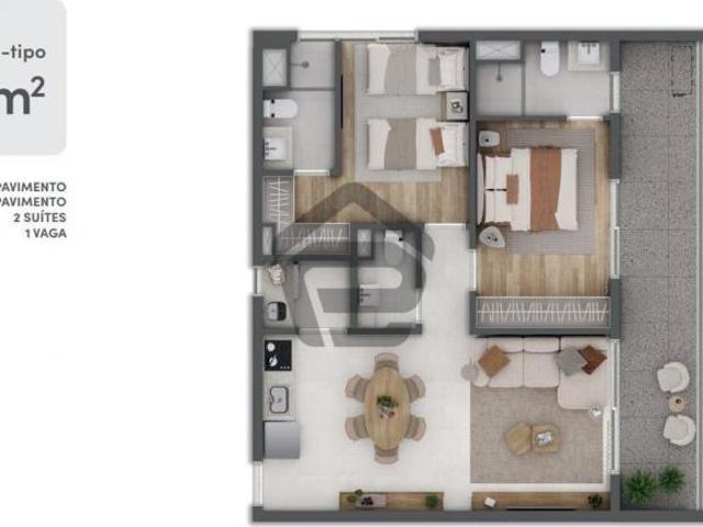 Apartamento à Venda com 2 Suítes em Pinheiros