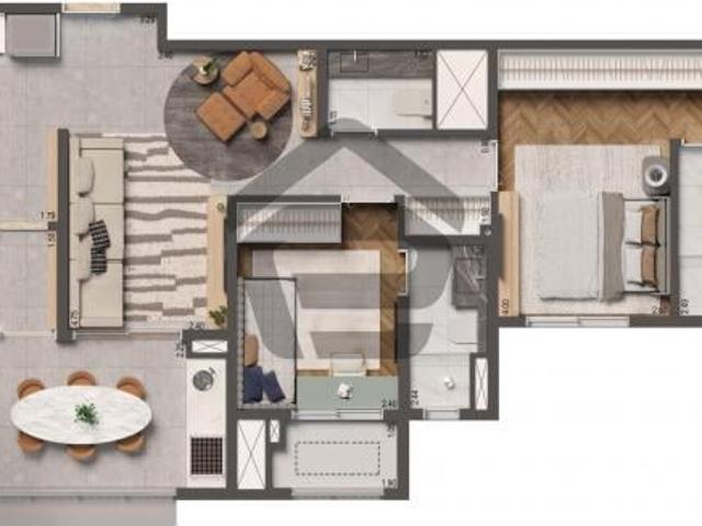 Apartamento à Venda com 2 Suítes na Aclimação
