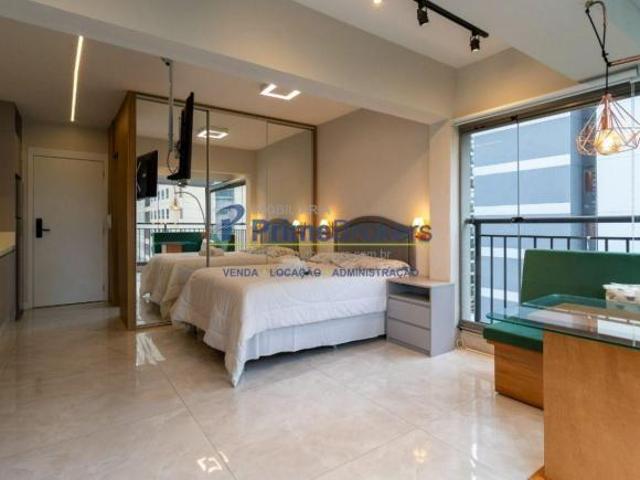 Apartamento á venda com 32m² de área útil 1 quarto 1 suíte Varanda Moema São Paulo