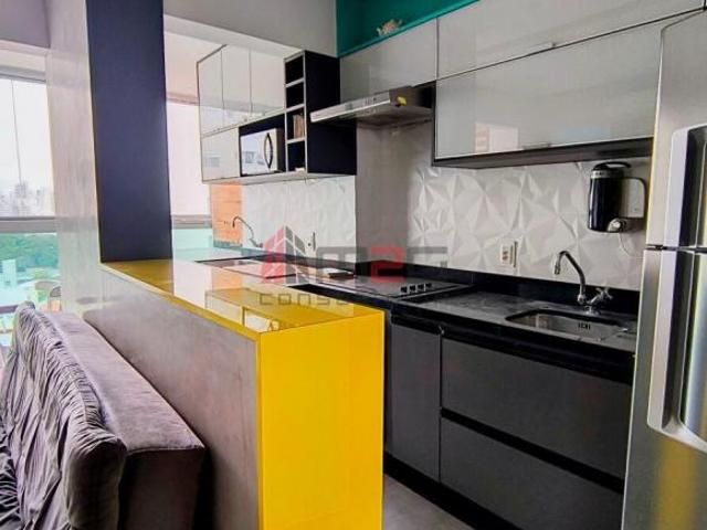 Apartamento à venda com 35m², 1 quarto 1 vaga MOBILIADO