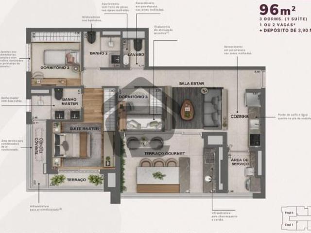 Apartamento à Venda com 3 Dormitórios na Vila Mariana