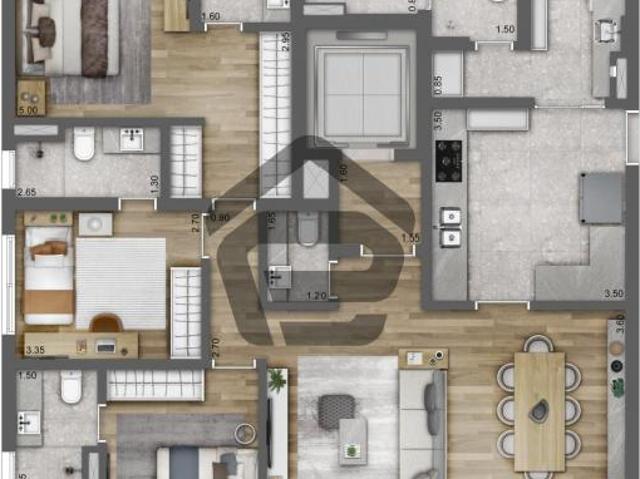 Apartamento à Venda com 3 Dormitórios no Campo Belo