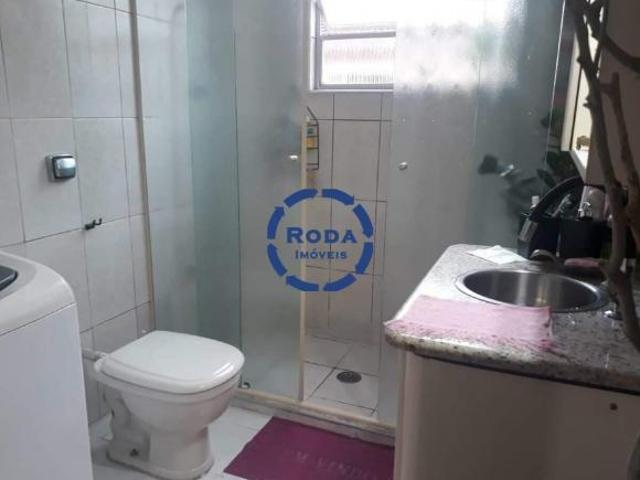 Apartamento a venda com 3 dormitórios com vaga de garagem no Emabaré em Santos