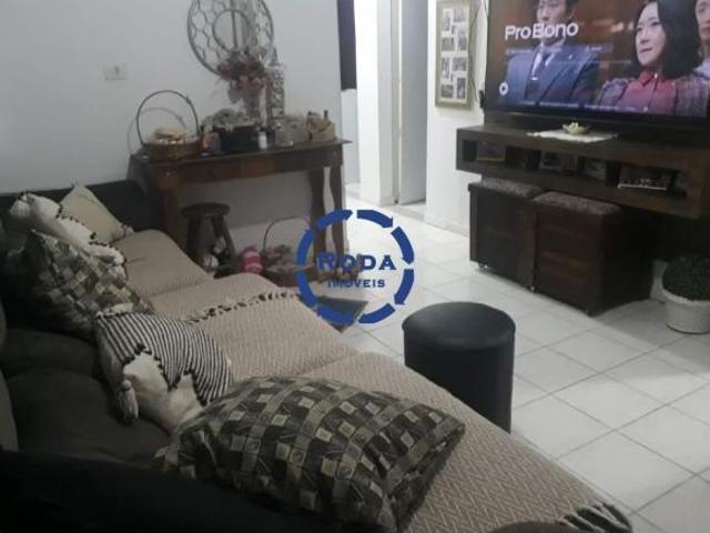 Apartamento a venda com 3 dormitórios com vaga de garagem no Emabaré em Santos