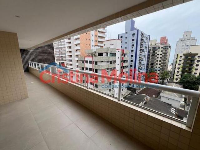 Apartamento à venda com 3 suítes e 2 vagas de garagem, na Aviação Praia Grande/SP
