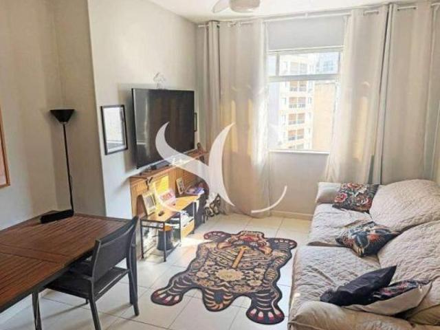 Apartamento a venda com três dormitórios no Boqueirão, Santos