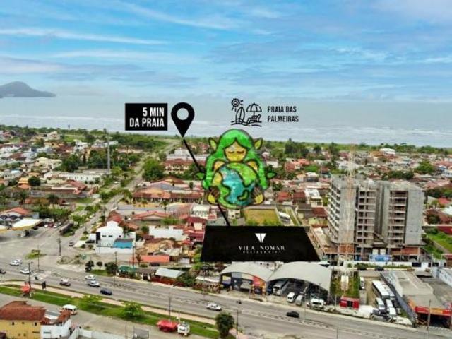 Apartamento à venda, com três dormitórios, Praia das Palmeiras, Caraguatatuba, SP