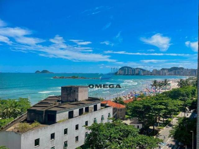 Apartamento à Venda com vista para o mar em na Pitangueiras no Guarujá | Omega Imóveis