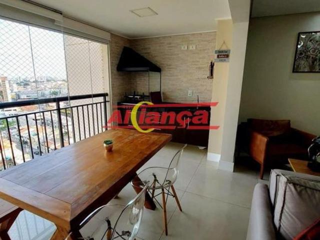 Apartamento à venda com suíte e 2 vagas 106m² | Cidade Maia Jardim Flor da Montanha Guarulhos