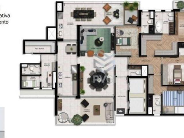 Apartamento a venda Cond. Canvas, 4 dorm, 282 m² por R$ 4.000.000