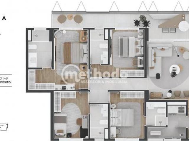 Apartamento à venda cond, avenida 105 bairro Casa Figueira Campinas/ SP