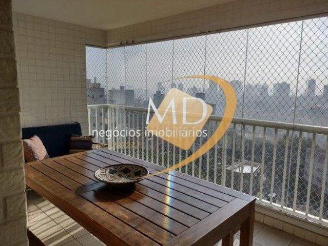 Apartamento à venda, 142m², 3 quartos, 1 suite, sala com varanda gourmet, 2 vagas, São Caetano do Su