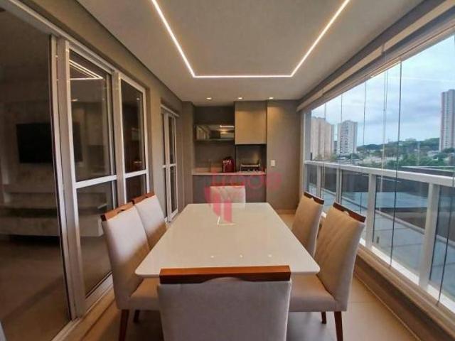 Apartamento à Venda e Locação de 04 Quartos no Bairro Jardim Botânico em Ribeirão Preto com Iluminaç