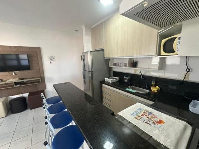 apartamento á venda de 01 quarto com sacada caiçara praia grande