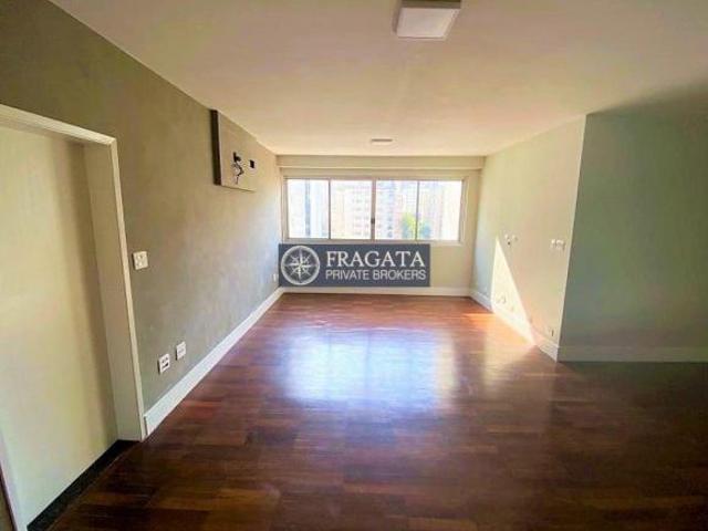 Apartamento á venda de 129m², com 3 dormitórios, 2 vagas Jardim Paulista SP