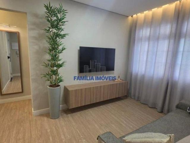 Apartamento à venda de 2 quartos e 1 suíte, no Boqueirão Santos/SP