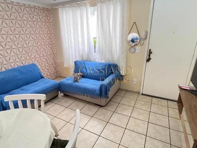 Apartamento à venda de 45m² Vago | 02 dormitórios e 01 vaga de garagem | Edifício Paloma Jardim S
