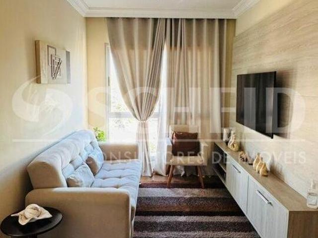 Apartamento a venda de 49,00m² útil com 2 quartos e 1 vaga, no Jardim Consórcio