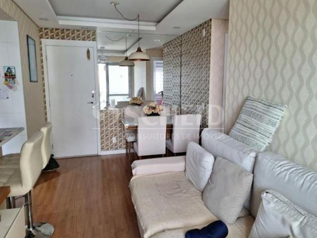 Apartamento a venda de 49,00m² útil, com 2 quartos e 1 vaga, na Vila Santa Catarina