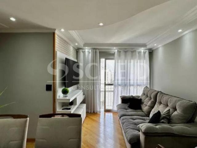 Apartamento à venda de 69,00m² útil, com 3 quartos e 1 vaga, próximo a Congonhas