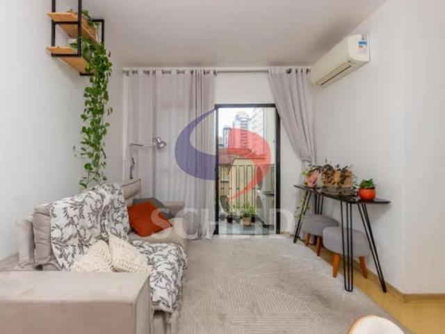 Apartamento a venda de 63,00m² útil, com 2 quartos e 1 vaga na Vila Olímpia